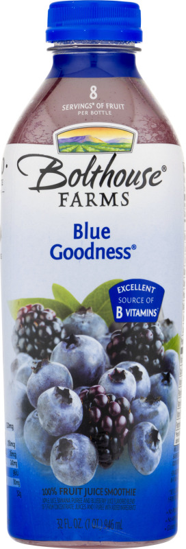 Bolthouse Farms Blue Goodness 100% Fruit Juice Smoothie Bolthouse Farms ...