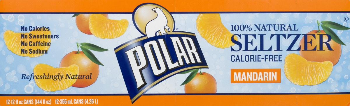 Polar Seltzer Water Mandarin - 12 CT Polar(71537201239): customers ...