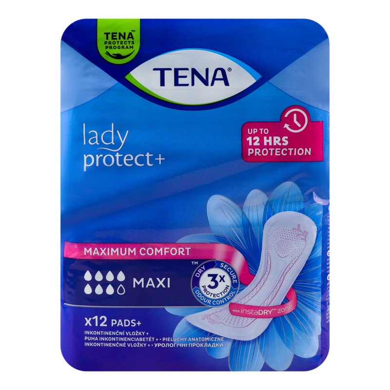 Прокладки урологические Maxi Lady Protect+ Tena 12шт Tena(7322540593143 ...