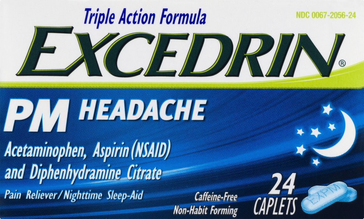 Excedrin PM Headache Caplets - 24 CT Excedrin(300672056245): customers ...