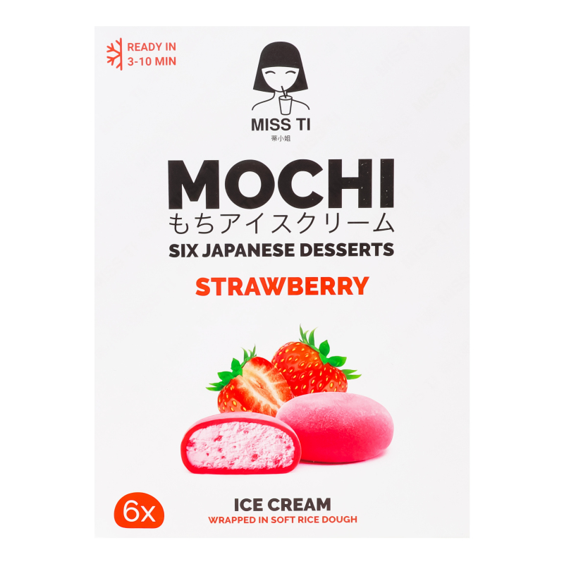 Морозиво в рисовому тісті Полуниця Mochi Miss Ti к/у 6х35г Miss Ti ...