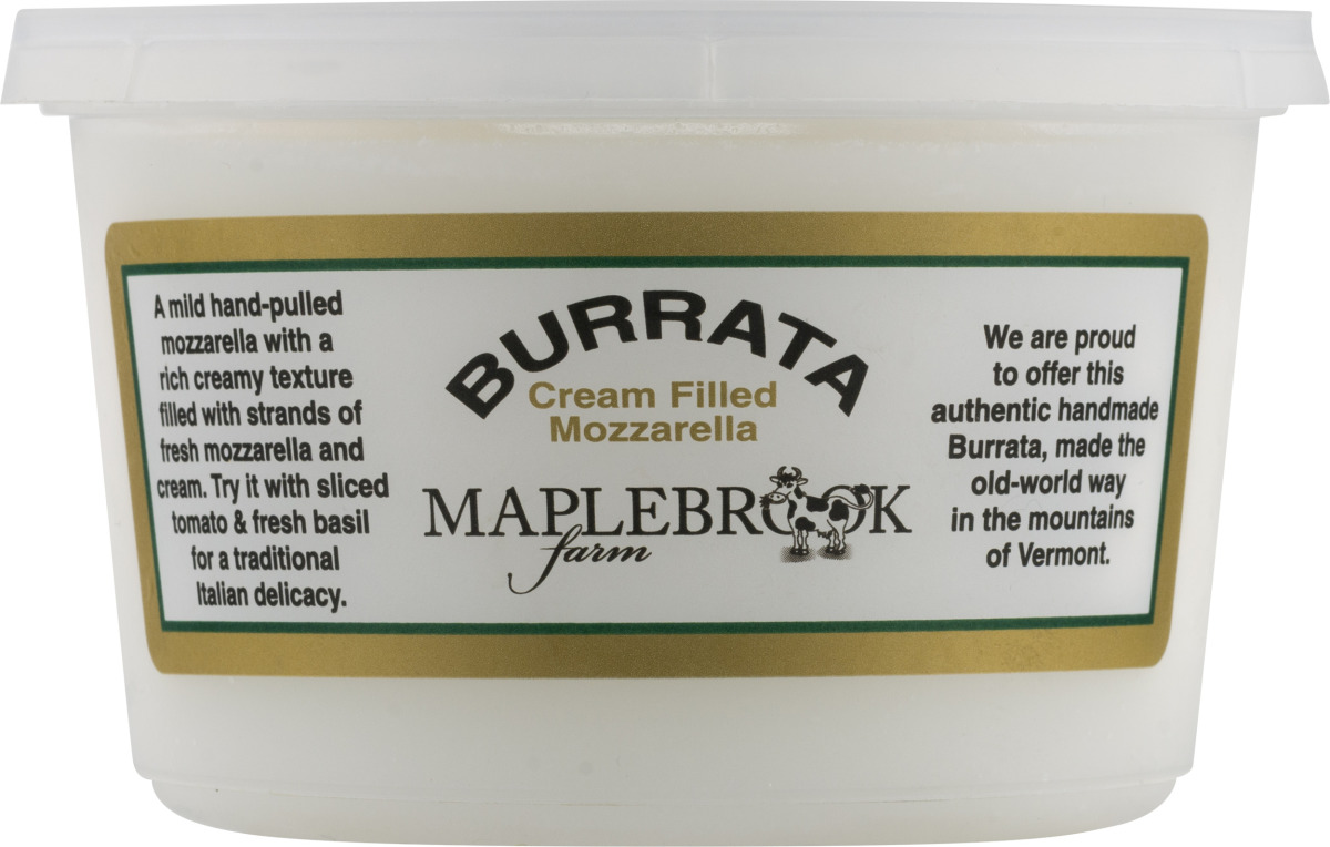Maplebrook Farm Burrata Cream Filled Mozzarella Maplebrook Farm ...
