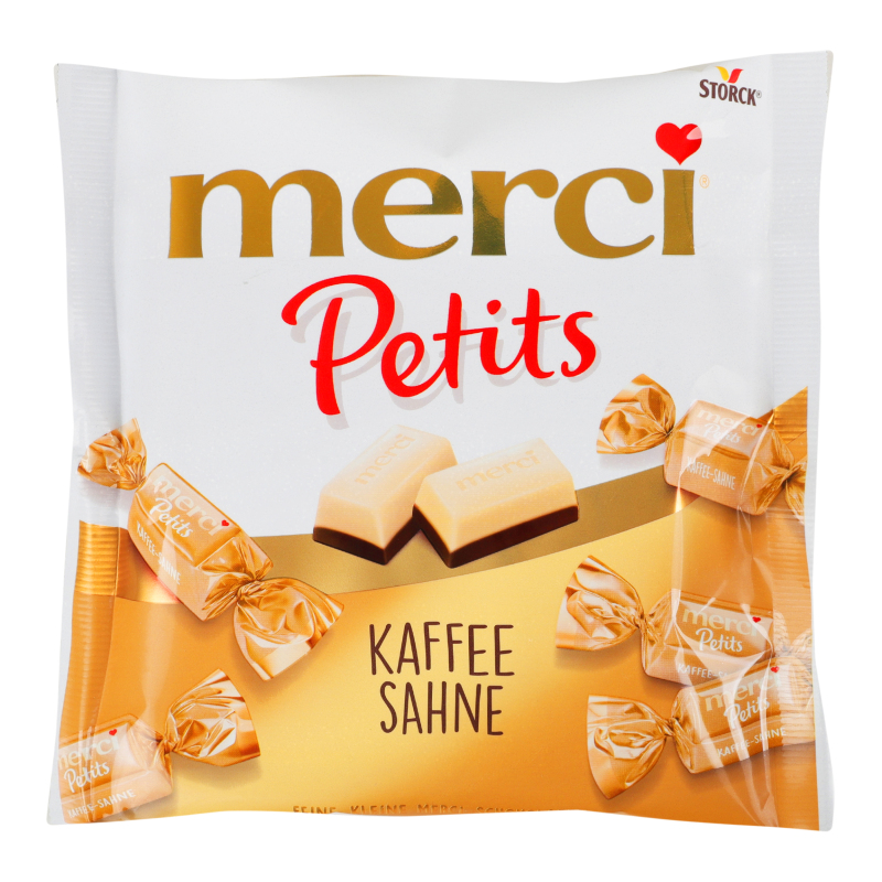Конфеты Coffee&Cream Petits Merci м/у 125г Merci(4014400640588): купить ...