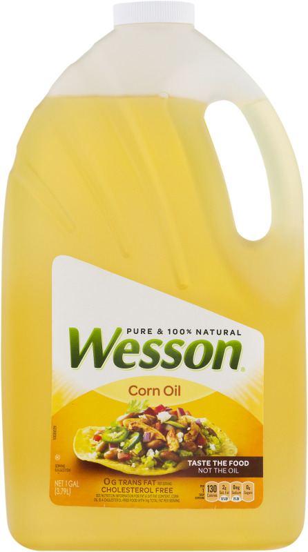 Wesson Pure & 100% Natural Corn Oil Wesson(27000650615): customers ...