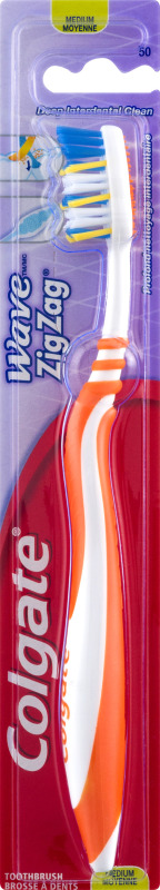 Colgate Wave ZigZag Toothbrush Medium Colgate(58000003422): customers ...