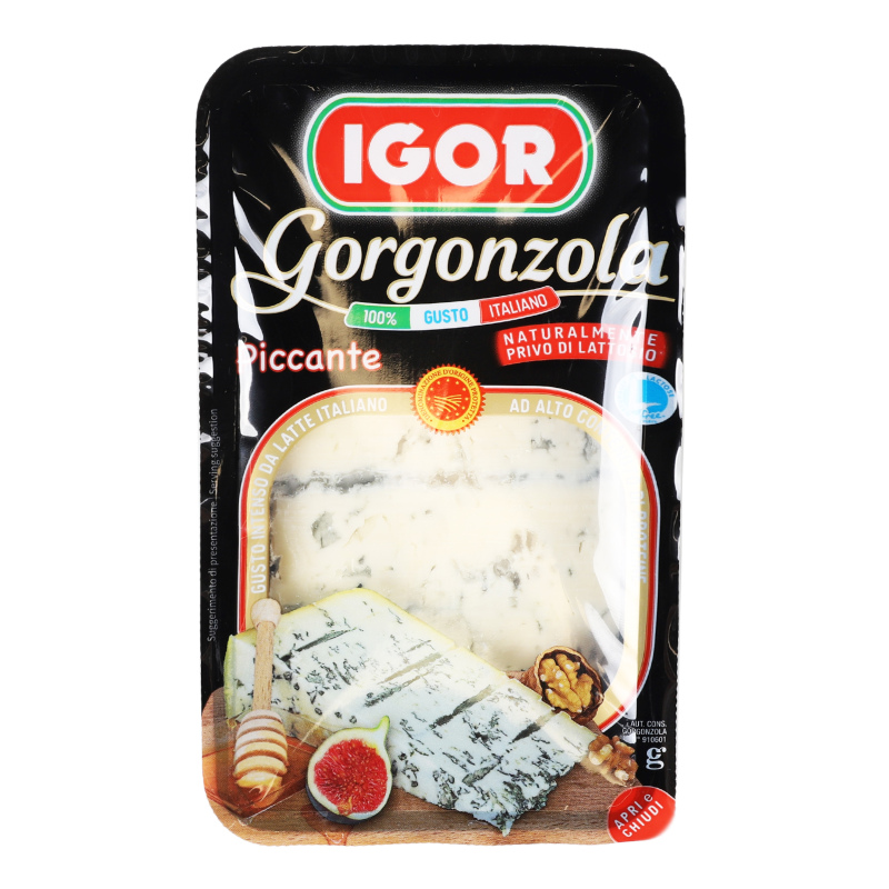 Сыр IGOR Горгонзола Пиканте 56%(8021398443905): купить в интернет магазинах Украины | Отзывы и ...