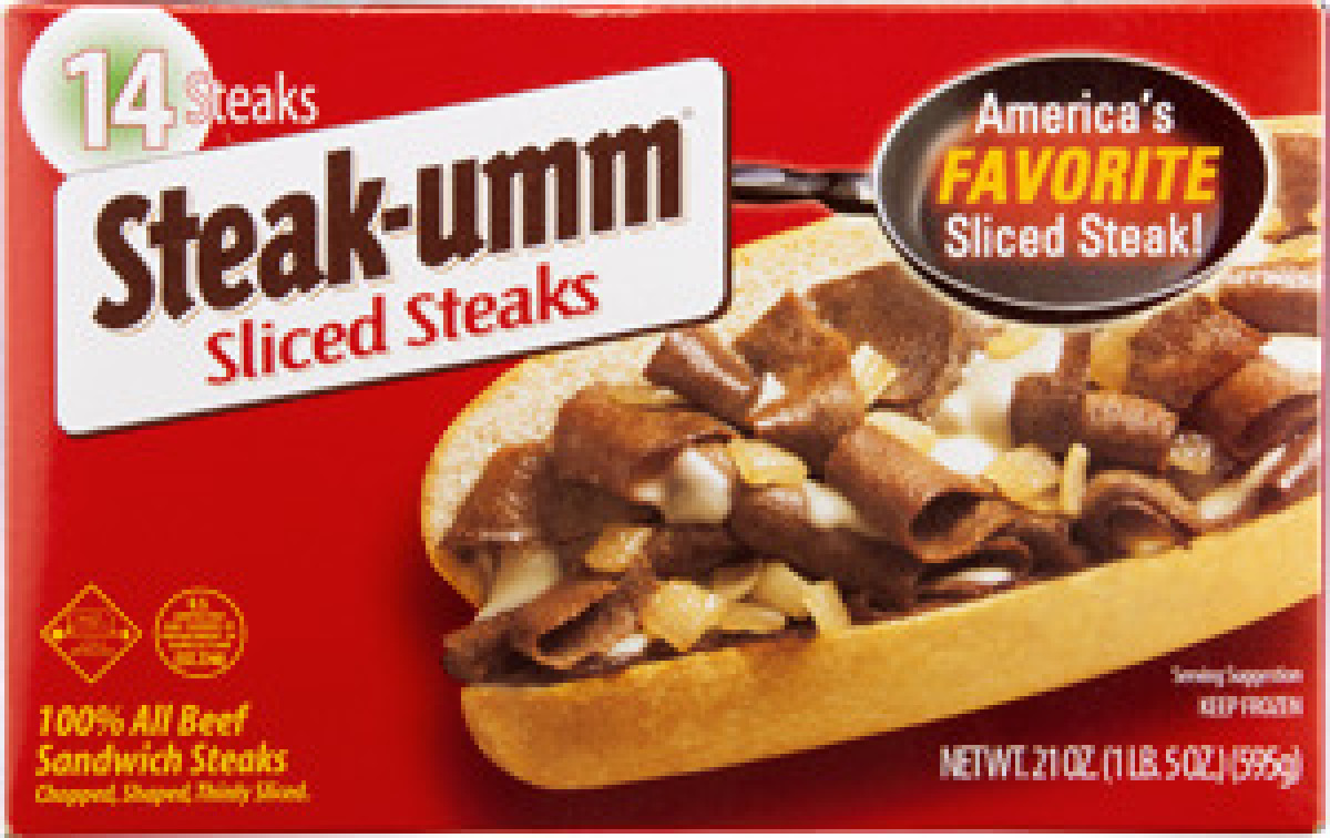 Steak-Umm Steaks Sliced - 14 CT Steak-umm(72545062560): customers ...