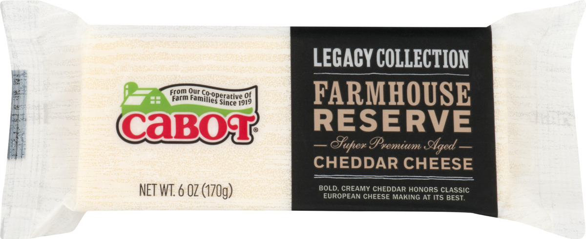 Cabot Legacy Collection Farmhouse Reserve Cheddar Cheese Cabot ...