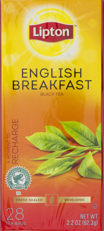 Lipton English Breakfast Tea Bags - 28 CT Lipton(41000001161 ...