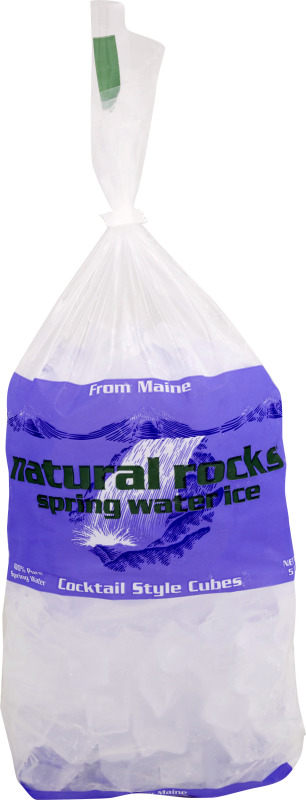 Natural Rocks Spring Water Ice Cubes Cocktail Style Natural Rocks ...