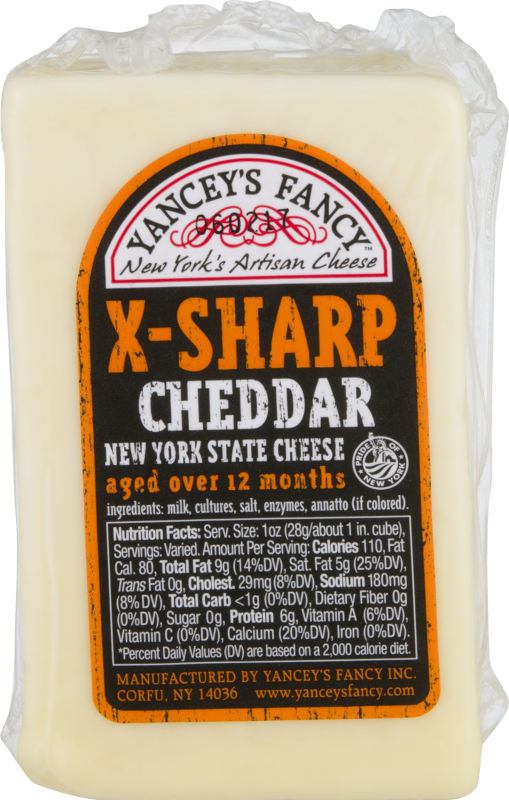 Yancey's Fancy Cheese X-Sharp Cheddar Yancey's Fancy(204957004320 ...