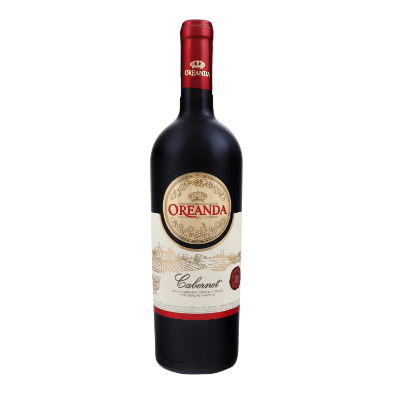 Вино 0.75л 9.5-14% красное сухое Cabernet Oreanda бут Oreanda ...