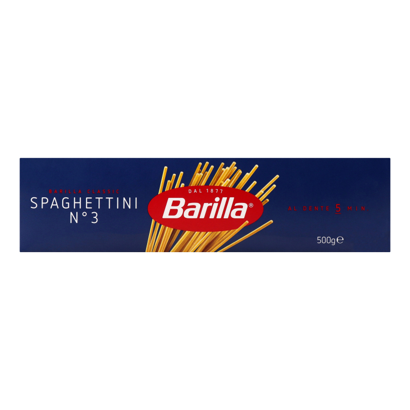 Изделия макаронные из твердых сортов пшеницы Spaghettini №3 Barilla к/у ...