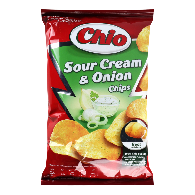 Чипси картопляні Sour Cream&Onion Chio м/у 75г Chio(5900073060671 ...