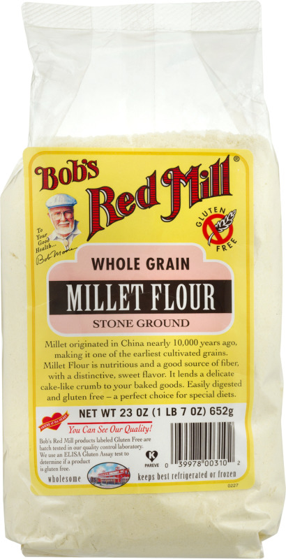 Bob's Red Mill Whole Grain Millet Flour Stone Ground Bob's Red Mill ...