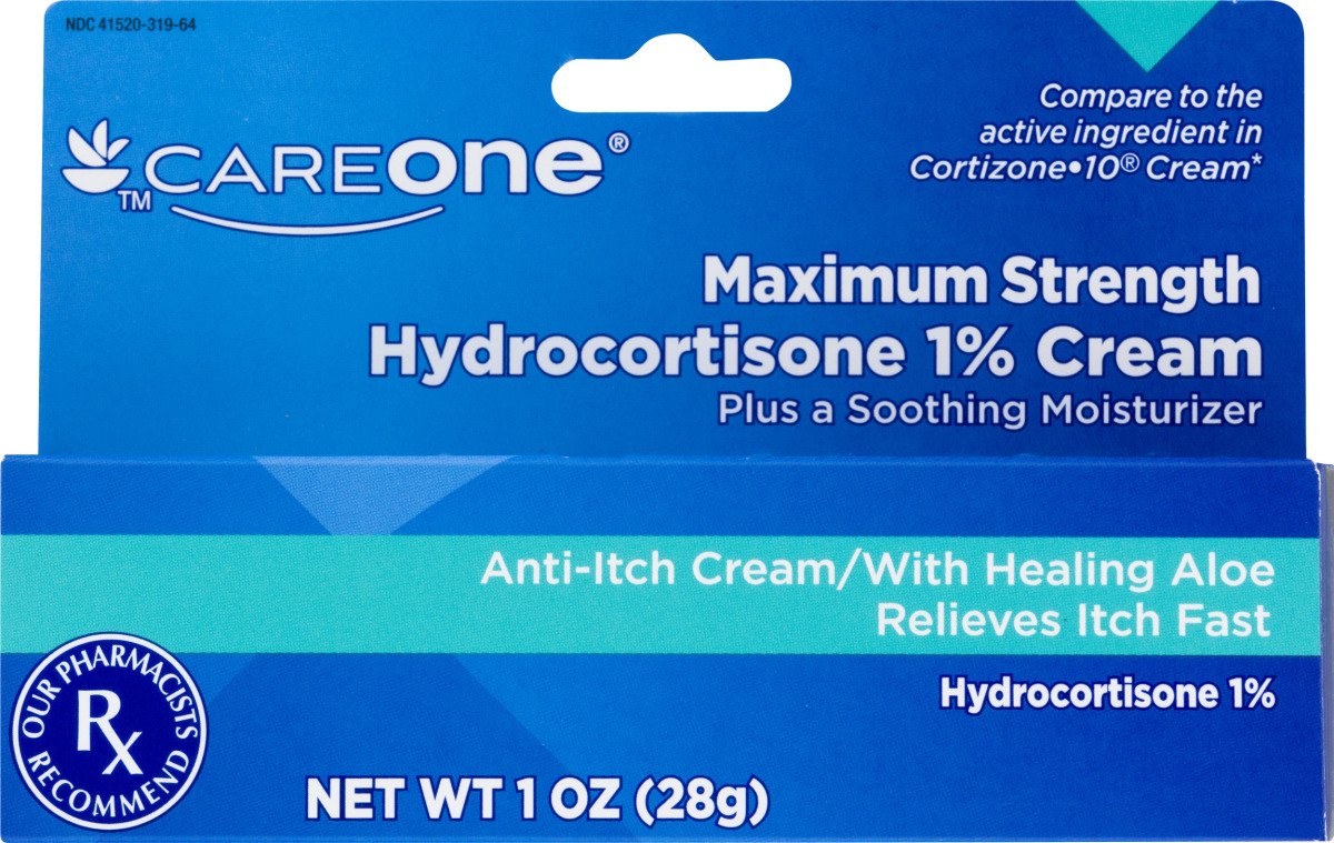 CareOne Maximum Strength Hydrocortisone Anti-Itch Cream CareOne ...