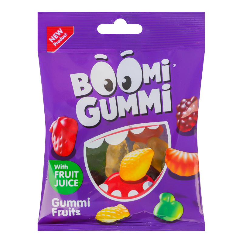 Конфеты желейные Fruits Boomi Gummi м/у 70г Boomi Gummi(4820240037293 ...