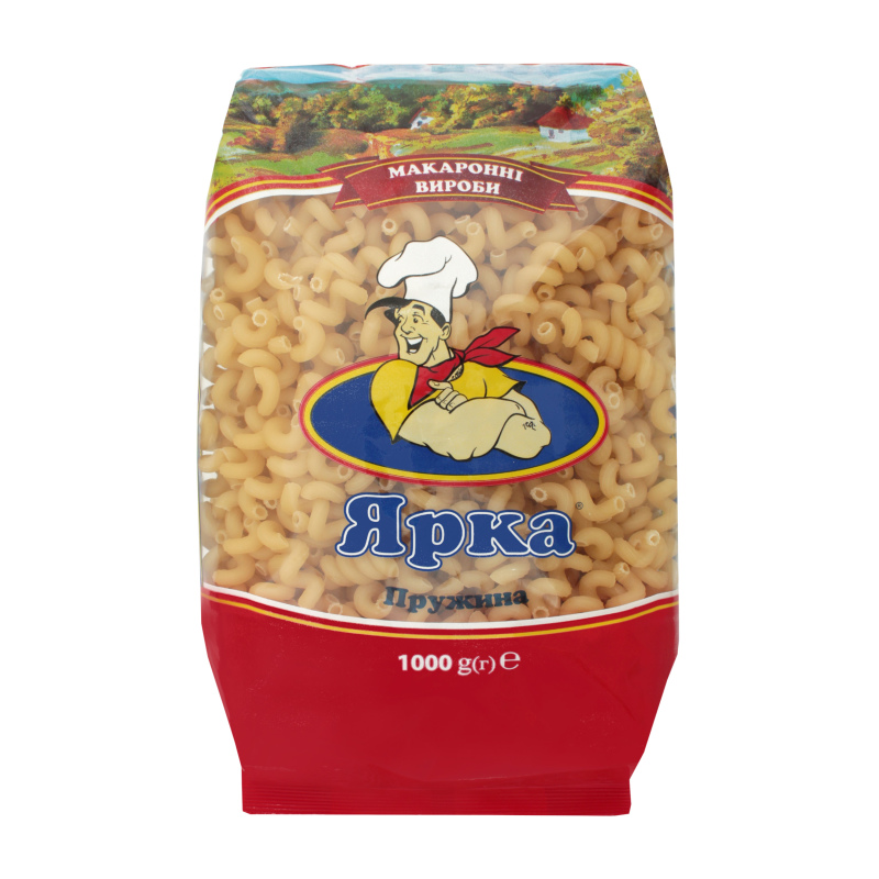 Макароны Пружина Ярка м/у 1000г Ярка(4820032550368): купить в интернет ...