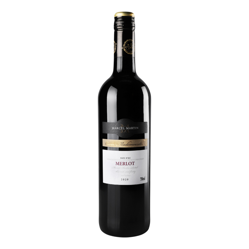 Вино 0.75л 13% красное сухое Merlot Marcel Martin бут Marcel Martin ...