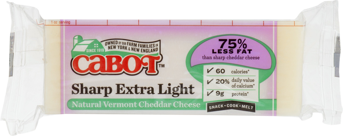 Cabot Vermont Cheddar Cheese Sharp Extra Light Cabot(78354707272 ...