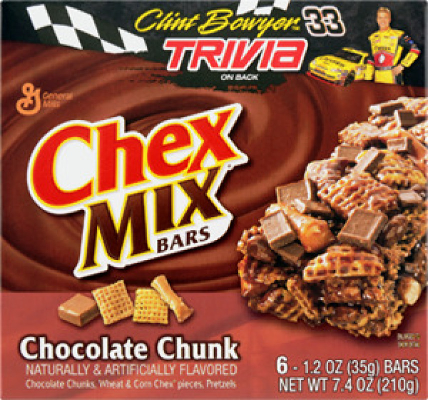 General Mills Chex Mix Chocolate Chunk Bars Chex(16000271081 ...
