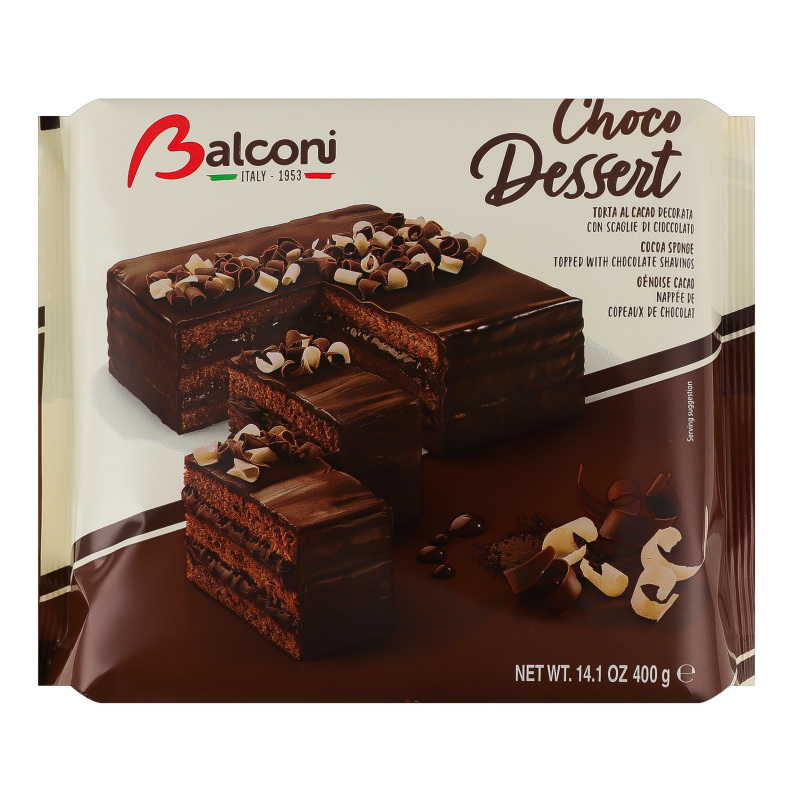 Торт шоколадный Choco dessert Balconi м/у 400г Balconi(8001585004171 ...