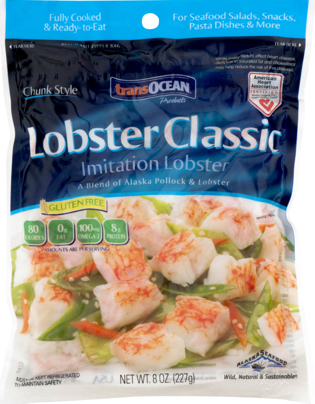 TransOcean Lobster Classic Imitation Lobster Chunk Style TransOcean ...