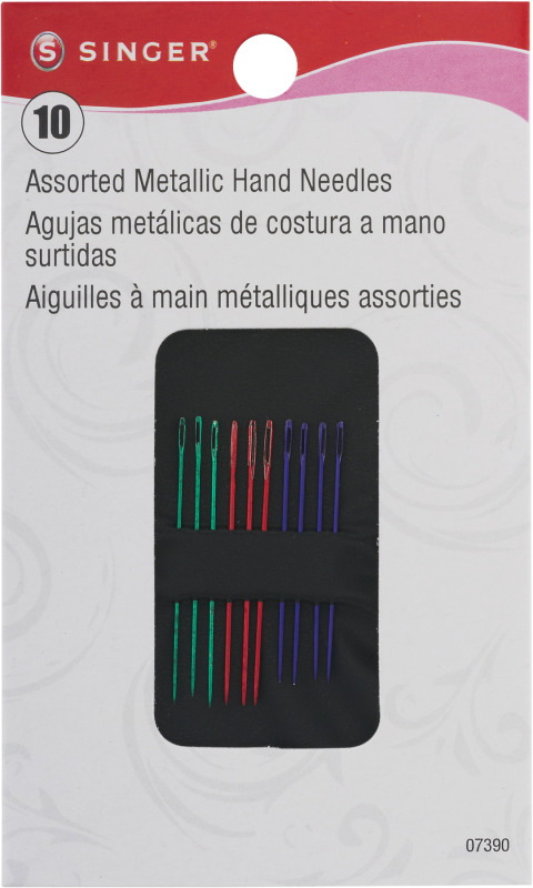 Singer Assorted Metallic Hand Needles - 10 CT Singer(75691073909 ...