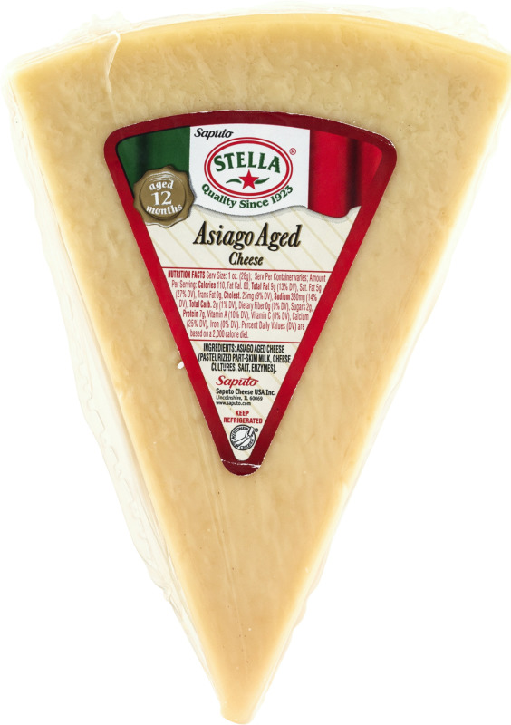 Stella Asiago Aged Cheese Wedge Stella(75805874880): customers reviews ...