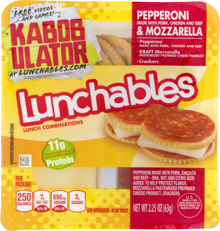 Lunchables Pepperoni & Mozzarella Lunchables(44700070925): customers ...