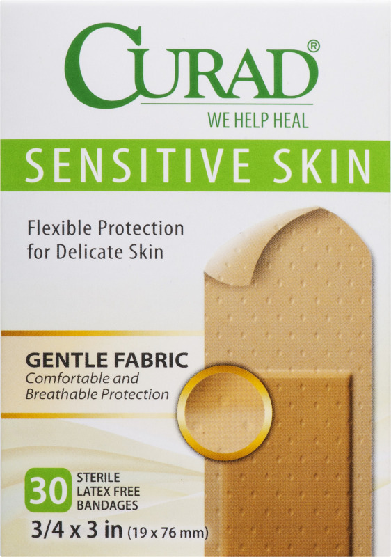 Curad Sensitive Skin Bandages - 30 CT Curad(80196302614): customers ...