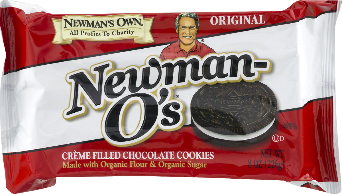 Newman's Own Newman-O's Creme Filled Chocolate Cookies Newman's Own ...