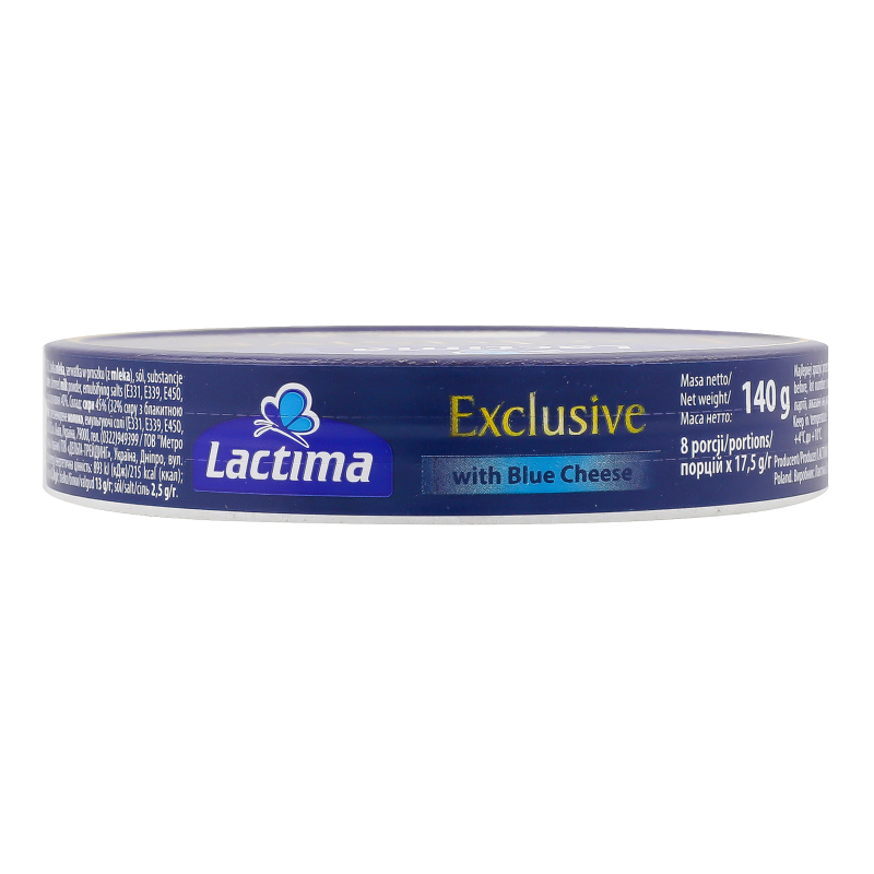 Сыр плавленый 40% Blue Cheese Exclusive Lactima к/у 8х17.5г Lactima ...