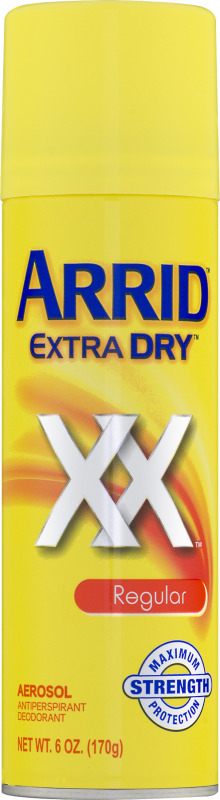 Arrid Extra Dry XX Aerosol Antiperspirant Deodorant Regular Arrid ...