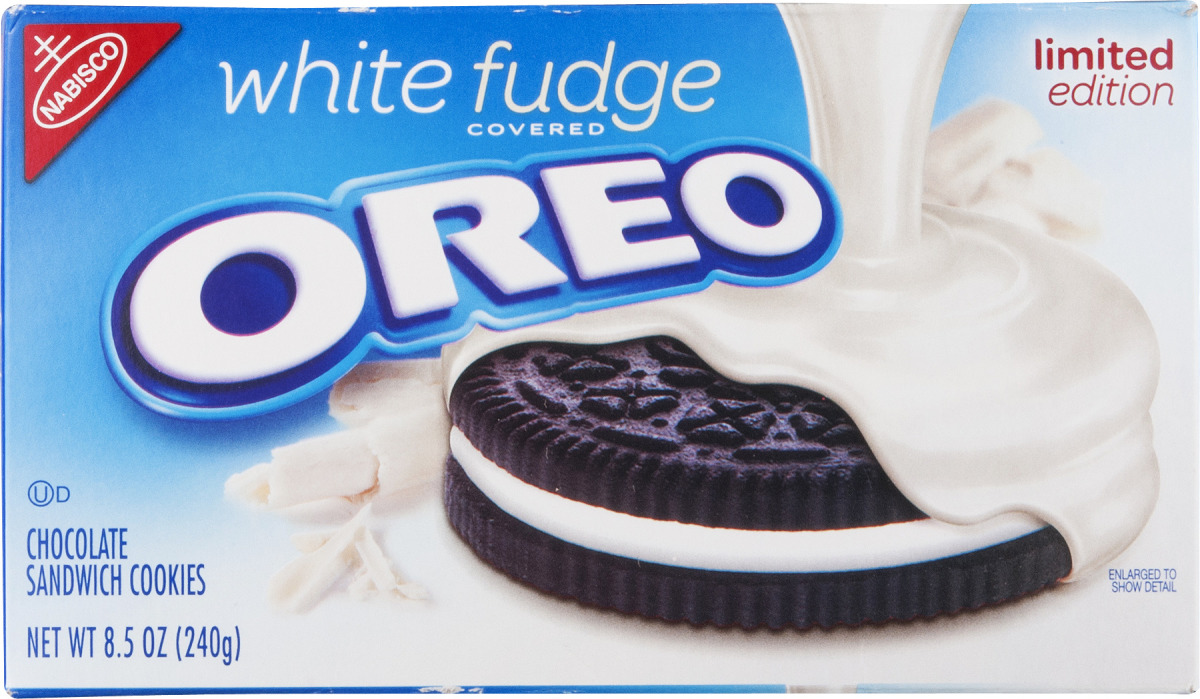 Nabisco White Fudge Covered Oreo Cookies Nabisco(44000014735 ...