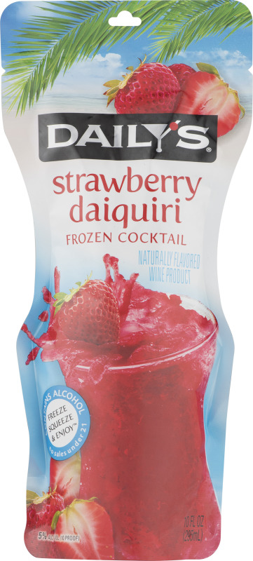 Daily's Ready to Drink Frozen Daiquiri Strawberry Daily's(74806184202 ...