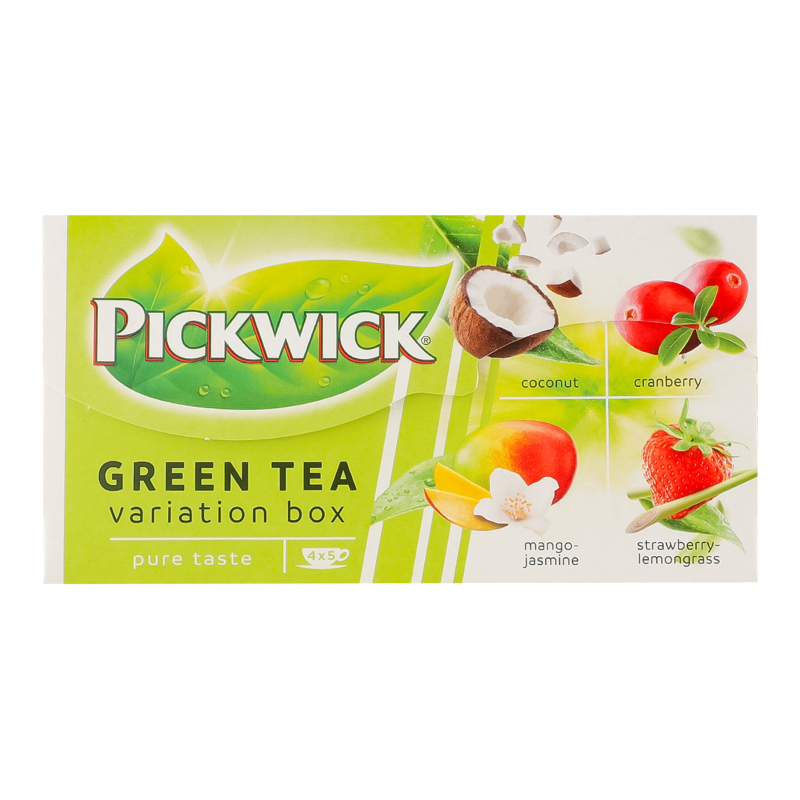 Суміш чаю зеленого трав'яного та шматочків фруктів Variation Box ...