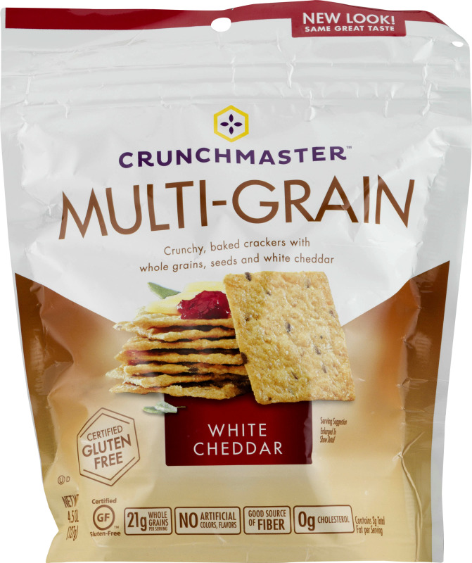 Crunchmaster Multi-Grain Crackers White Cheddar Crunchmaster ...