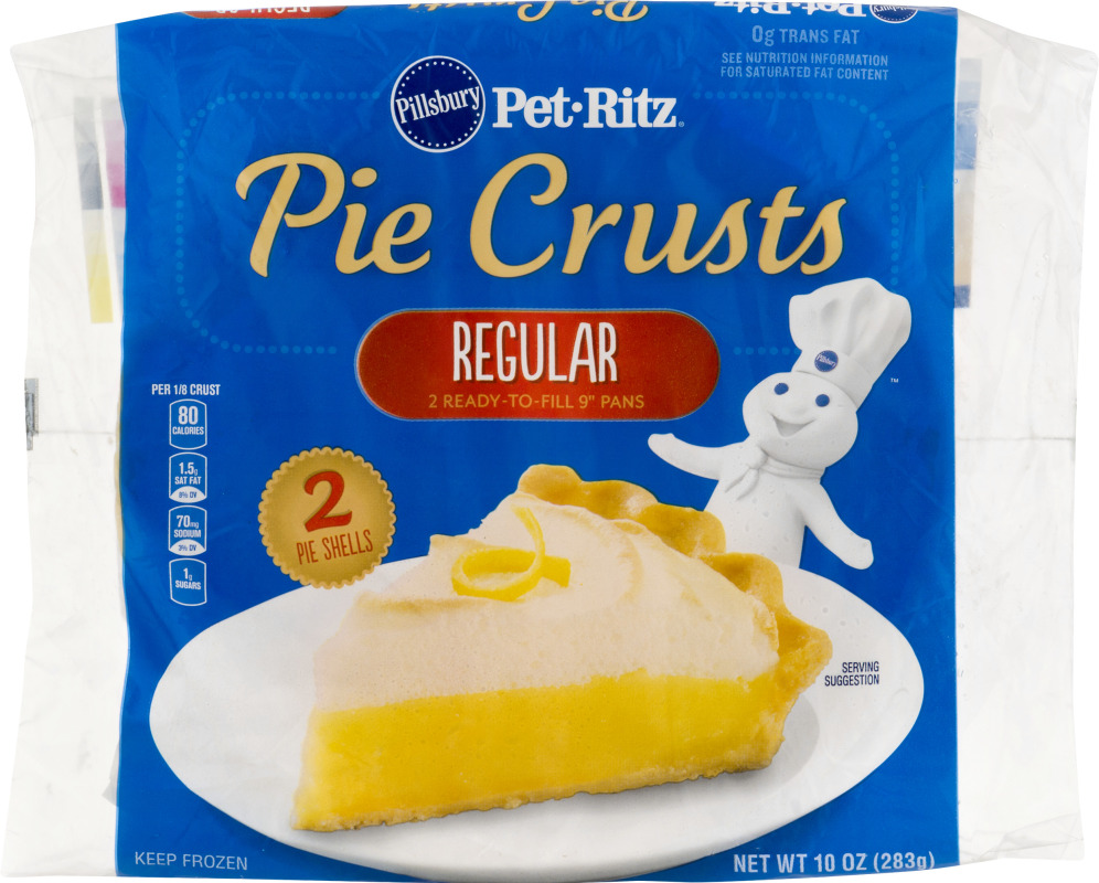 Pillsbury Pet-Ritz Regular Pie Crusts - 2 CT Pillsbury(18000851348 ...