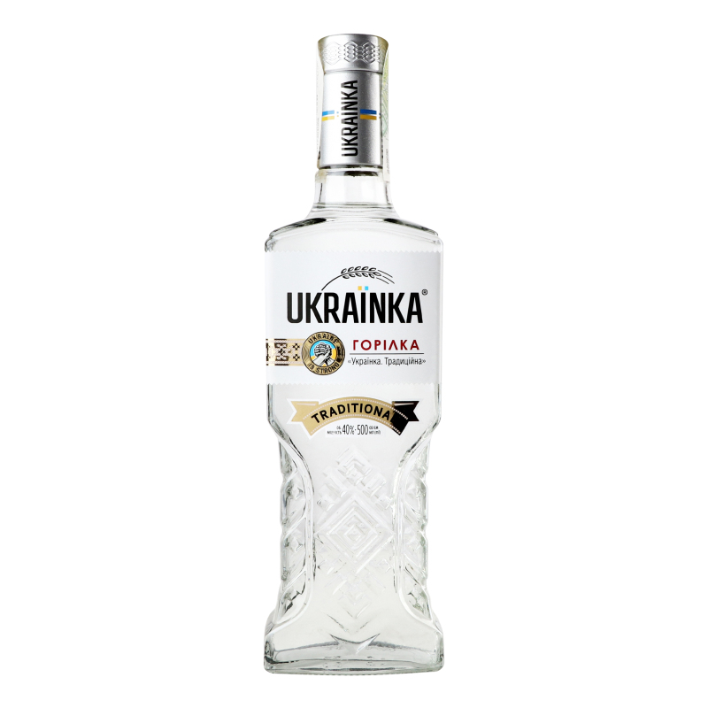 Водка 0.5л 40% Traditional Ukraїnka бут Українка(4820235320850): купить ...