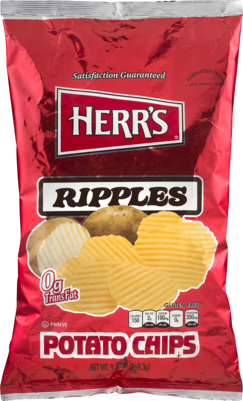 Herr's Ripples Potato Chips Herr's(72600006621): customers reviews ...