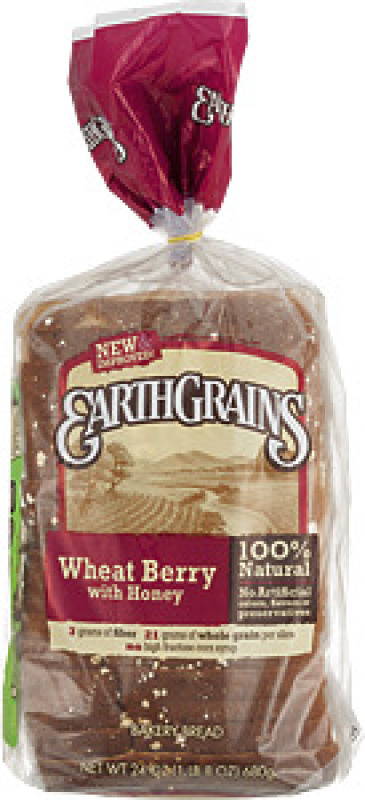 EarthGrains Bakery Bread Wheat Berry with Honey EarthGrains(50400727489 ...