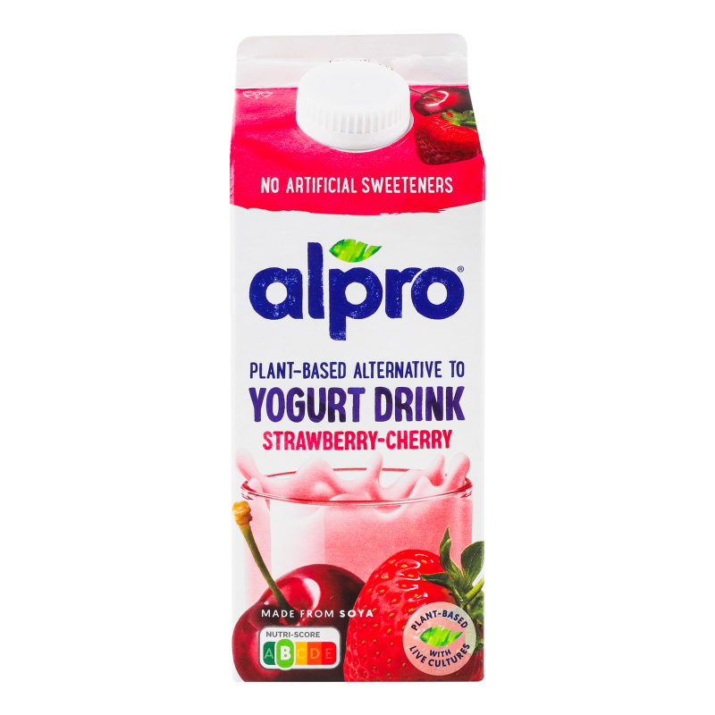 Продукт соевый ферментированный Strawberry-cherry Alpro т/п 755г Alpro ...