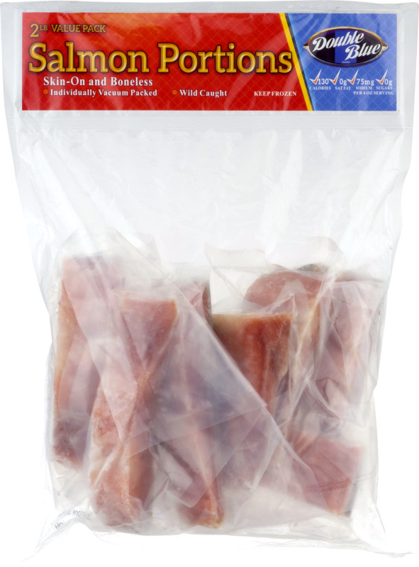 Double Blue Salmon Portions Double Blue(810698543365): customers ...