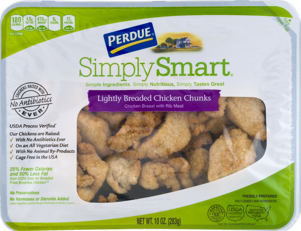 Perdue Simply Smart Lightly Breaded Chicken Breast Tenders Perdue ...