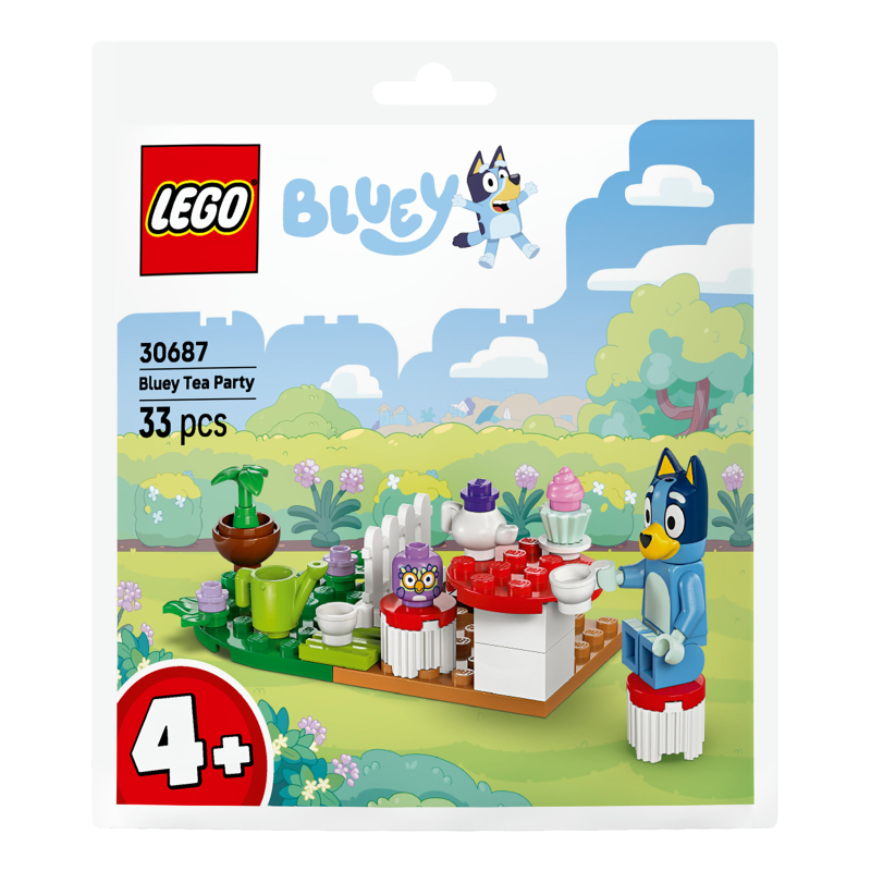 Конструктор для детей от 4лет №30687 Bluey tea party Bluey Lego 33эл ...