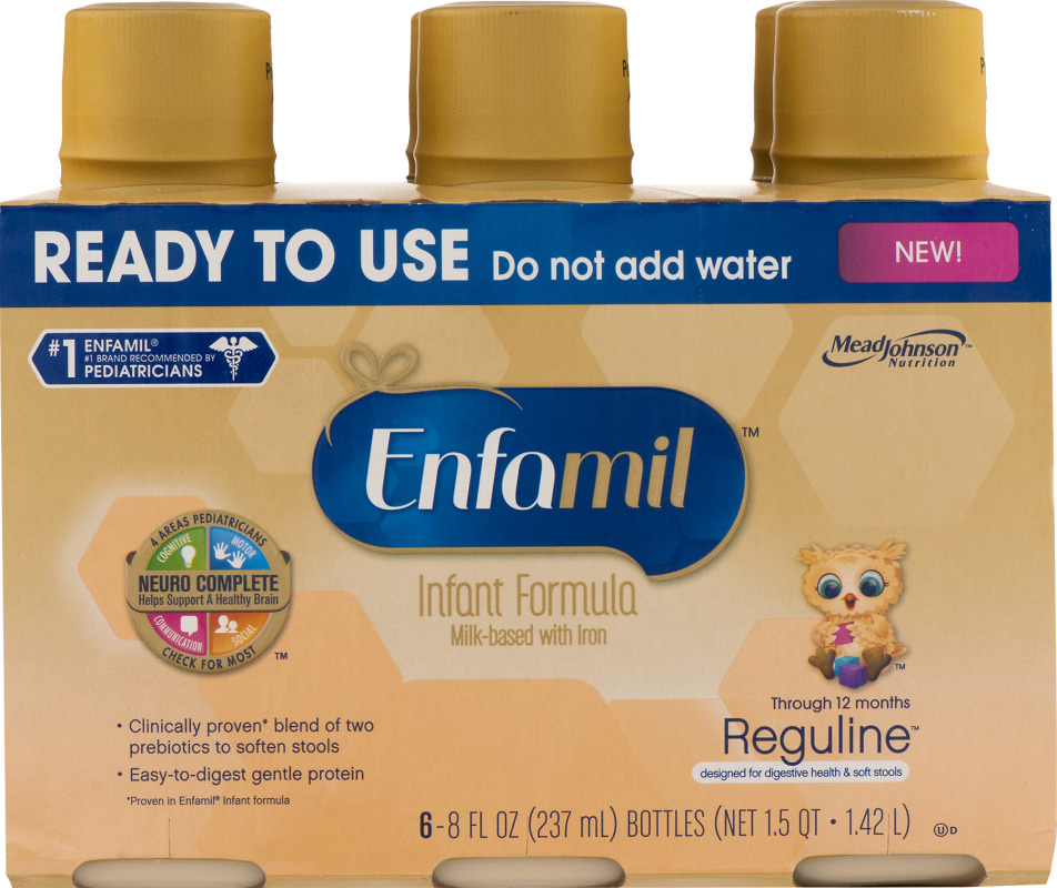Enfamil Infant Formula Reguline Bottles - 6 CT Enfamil(300875111086 ...
