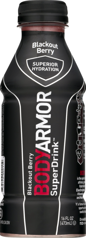 BODYARMOR SuperDrink Blackout Berry BODYARMOR(858176002119): customers ...