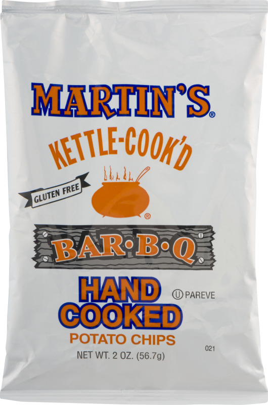 Martin's Kettle-Cook'd Bar-B-Q Hand Cooked Potato Chips Martin's ...
