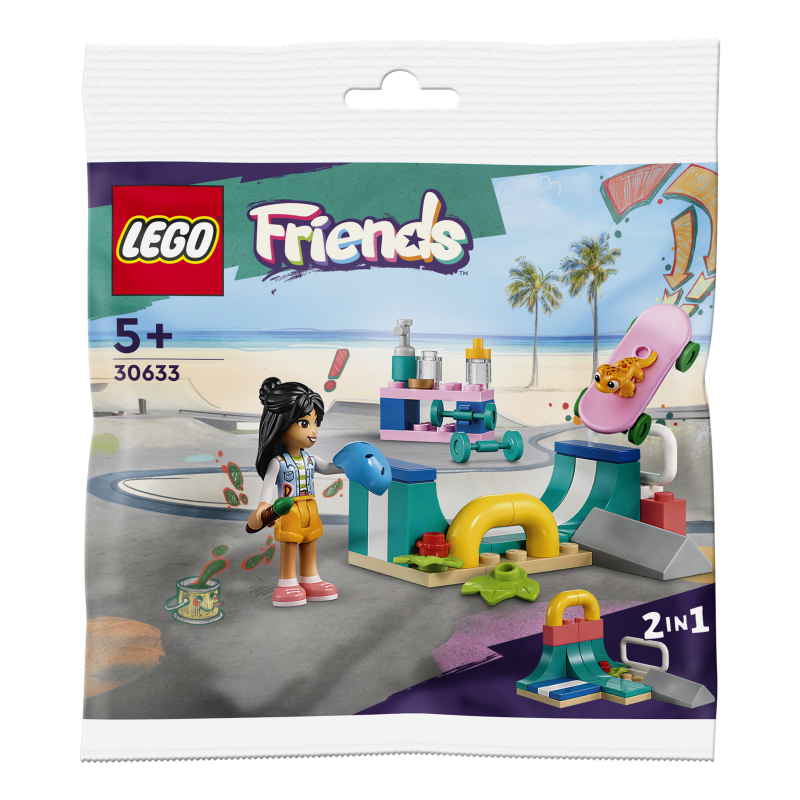 Конструктор для детей от 5лет 2в1 №30633 Skate Ramp Friends Lego 1шт ...
